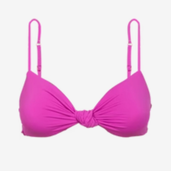 Vix | Swim | Vix Bubble Gum Erin Knot Top L | Poshmark